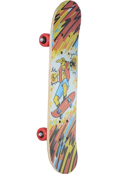 Birlik Toys Yıldırım Figür Desenli Ahşap Kaykay 59 cm Birlik Toys Yıldırım Figür Desenli Ahşap Kaykay 59 cm