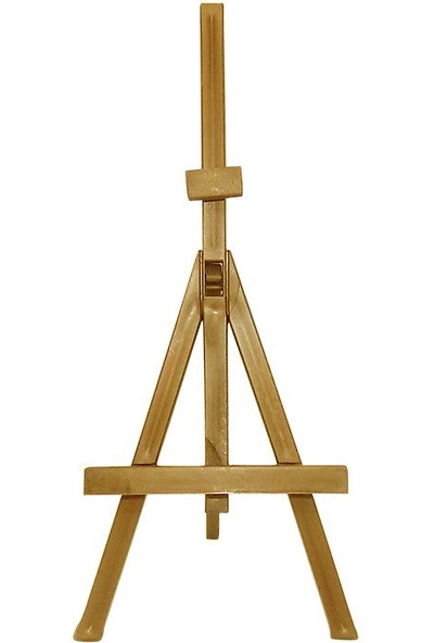 Hobi24 Mini Plastik Şövale Kahverengi