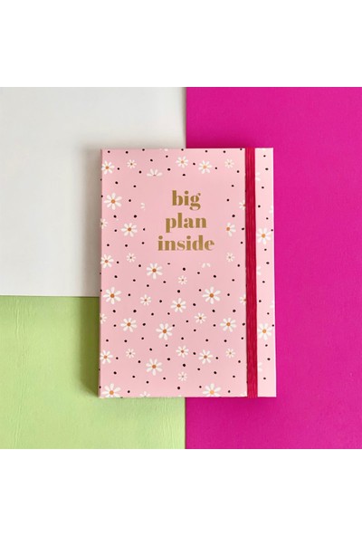 Lolla Box Big Plan Inside Tasarımlı Lastikli Defter Lolla Box Big Plan Inside Tasarımlı Lastikli Defter