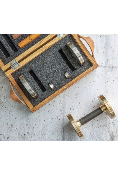 Om Design Özel Dambıl 5 kg * 2 Adet Gold Om Design Özel Dambıl 5 kg * 2 Adet Gold