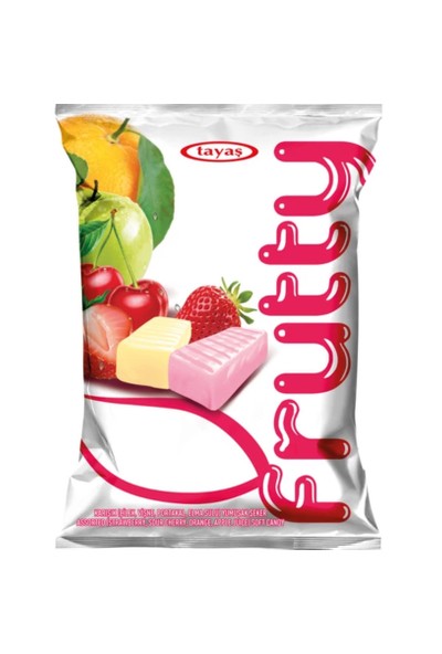 Tayaş Frutty Karışık Meyveli Yumuşak Şeker 325 gr
