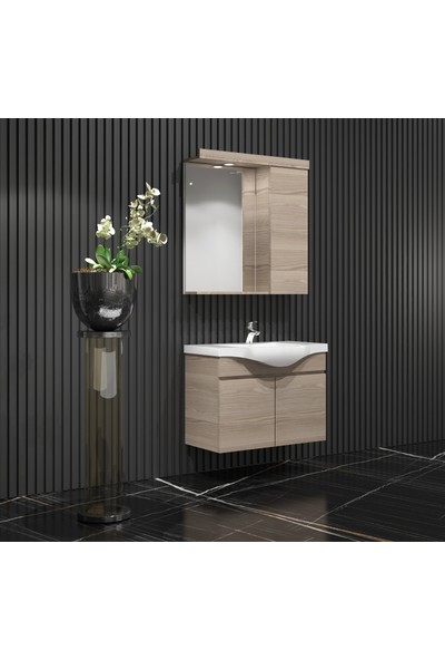 Özceden Yıldız Banyo Dolabı 55 cm Komple Cordoba Renkli