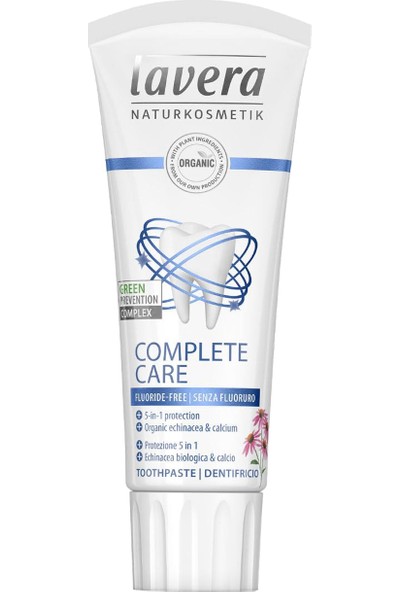 Lavera Vegan & %100 Doğal Diş Macunu Tam Bakım Florür Içermeyen 75 ml