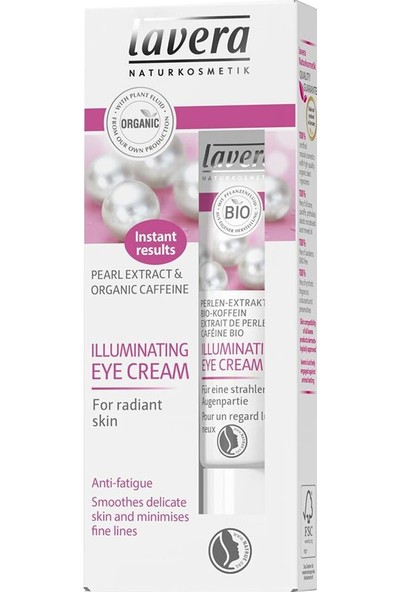 Lavera Illuminating Aydınlatıcı %100 Doğal Göz Kremi 15 ml