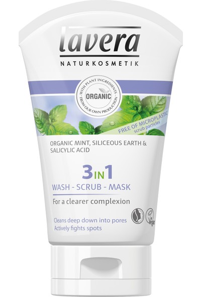 Lavera Organik 3'ü 1 Arada Cilt Temizleyici 125 ml 61703 Lavera Organik 3'ü 1 Arada Cilt Temizleyici 125 ml 61703