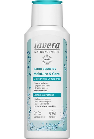 Lavera Basis Sensitiv Vegan & %100 Doğal Nemlendirici Saç Kremi 200 ml Lavera Basis Sensitiv Vegan & %100 Doğal Nemlendirici Saç Kremi 200 ml