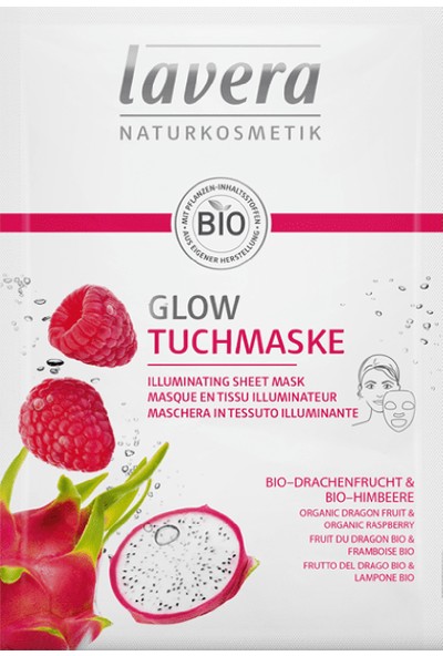 Lavera Aydınlatıcı Vegan & %100 Doğal Kağıt Yüz Maskesi 21 ml