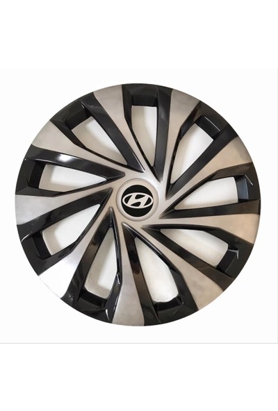 Hmnl Hyundai Accent Era 14'' Inç Gri - Siyah 4'lü Set Jant Kapağı Çelik Jant Görünümlü