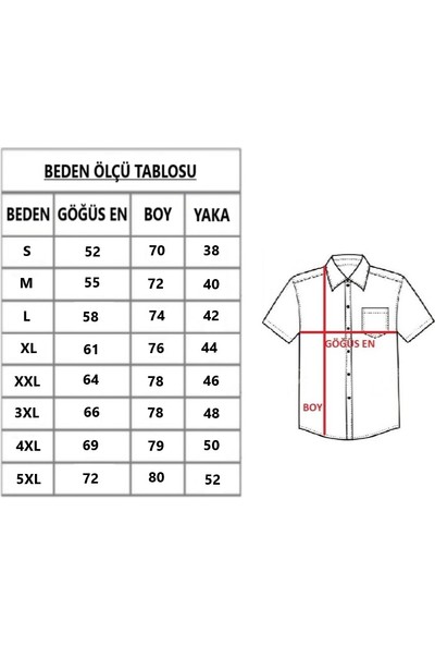 Tousus Kısa Kol Petrol Kot Erkek Gömlek KK-17014-TSS