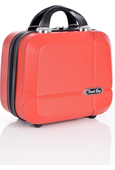 Deriend Abs Makyaj ve Hostes Çantası Kırmızı Deriend Abs Makyaj ve Hostes Çantası Kırmızı