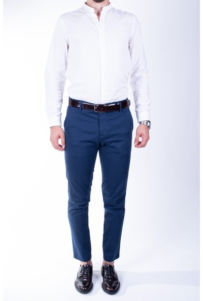 Zenet Jeans Erkek Açık Lacivert Chino Pantolon