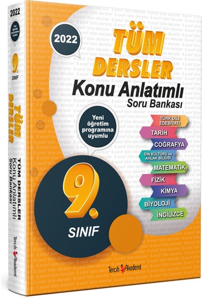 Tercih Akademi 9. Sınıf Tüm Dersler Konu Anlatımlı Soru Bankası Tercih Akademi 9. Sınıf Tüm Dersler Konu Anlatımlı Soru Bankası