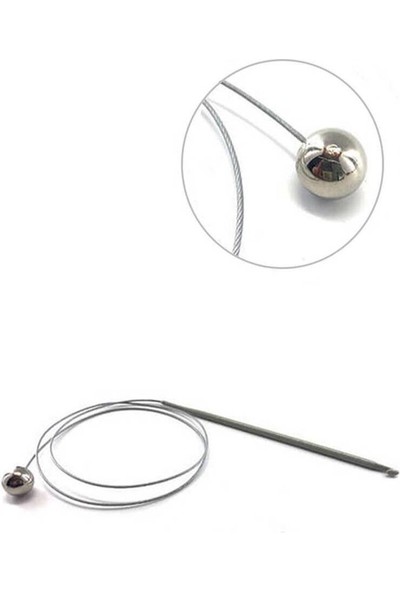 Sultan Stoplu Çelik Telli Misinalı Şiş 80 cm 3,5 mm Sultan Stoplu Çelik Telli Misinalı Şiş 80 cm 3,5 mm