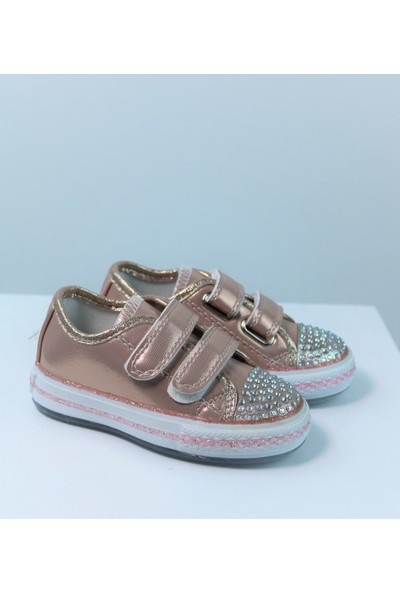 Alfbebe Kız Çocuk Taşlı Işıklı Spor Ayakkabı