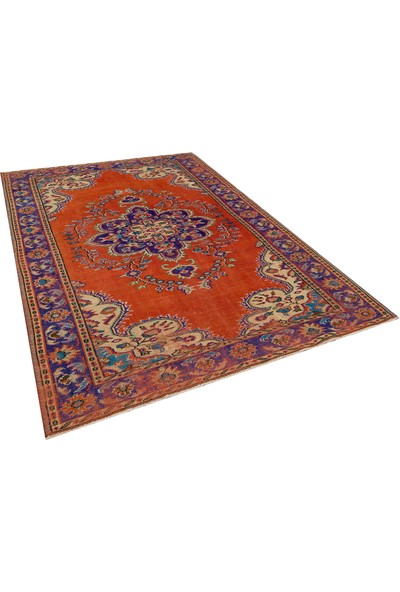 Sempati Halı Gerçek El Dokuma Eskitme Halı 186 x 261 cm 7830