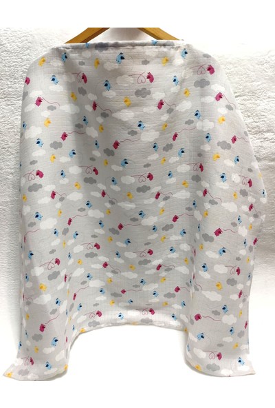 Beybinest Müslin Emzirme Önlüğü ve Battaniye Ayarlanabilir Boy Minik Kuşlar Balenli Model Beybinest Müslin Emzirme Önlüğü ve Battaniye Ayarlanabilir Boy Minik Kuşlar Balenli Model