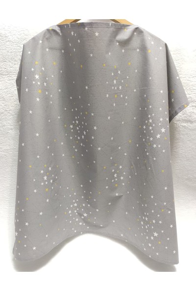 Beybinest Emzirme Önlüğü Organik Pamuklu Ayarlanabilir Boy Gri Sarı Yıldızlar Beybinest Emzirme Önlüğü Organik Pamuklu Ayarlanabilir Boy Gri Sarı Yıldızlar
