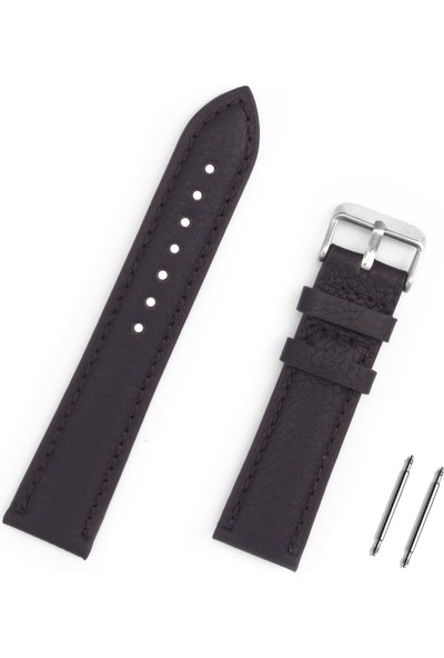 chrono Koyu Kahverengi Spor Hakiki Deri Saat Kordonu Kayış 22MM chrono Koyu Kahverengi Spor Hakiki Deri Saat Kordonu Kayış 22MM