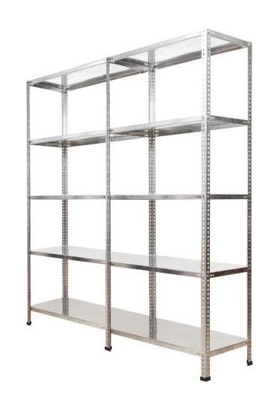 Rafburada 5 Katlı Duble Galvaniz Çelik Raf.depo,arşiv,dosya Rafı. 0.70 MM-31X75-200CM Rafburada 5 Katlı Duble Galvaniz Çelik Raf.depo,arşiv,dosya Rafı. 0.70 MM-31X75-200CM