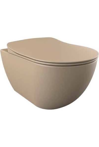 Creavit FE322 Free Rim-Off Asma Klozet Cappucino Mat