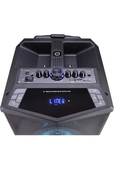 Oyility Dk-8i Karaoke Mikrofonlu Taşınabilir Ses Sistemi 200W Oyility Dk-8i Karaoke Mikrofonlu Taşınabilir Ses Sistemi 200W