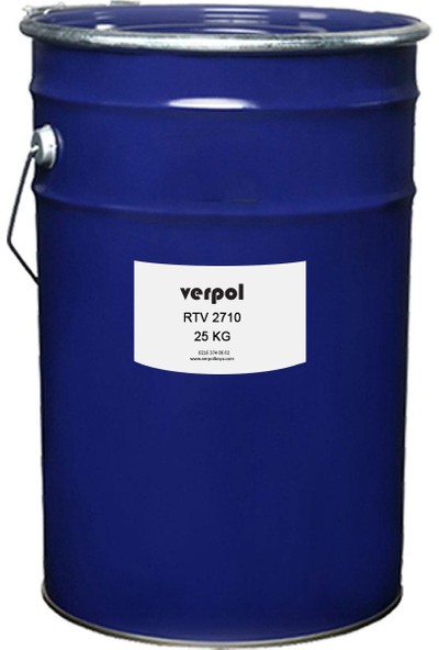 Verpol Rtv-2 Kalıp Silikonu 1.sınıf-Dolgusuz Beyaz-25 kg