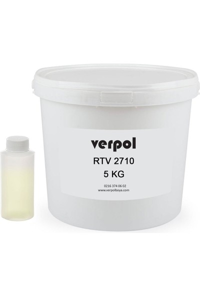 Verpol Rtv-2 Kalıp Silikonu 1.sınıf-Dolgusuz Pembe-5 kg Verpol Rtv-2 Kalıp Silikonu 1.sınıf-Dolgusuz Pembe-5 kg