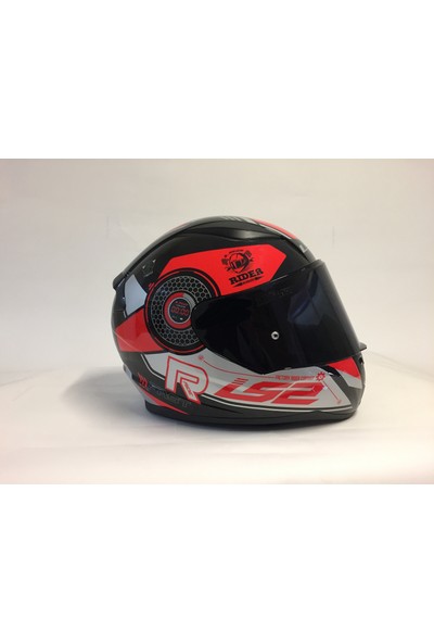 Ls2 Rapıd Stratus Siyah-Kırmızı-Gri Kask 2 Cam Ls2 Rapıd Stratus Siyah-Kırmızı-Gri Kask 2 Cam