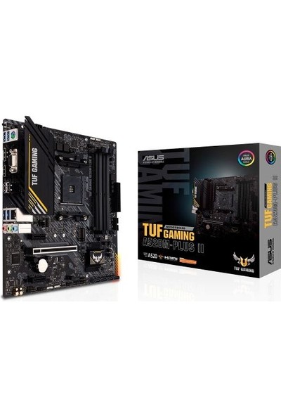 Asus TUF GAMING A520M-PLUS II DD4 mAtx Anakart Asus TUF GAMING A520M-PLUS II DD4 mAtx Anakart