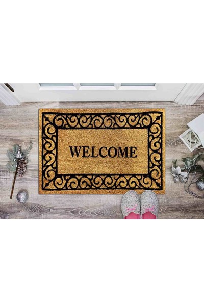 Ibsalpin Bayrak Desenli Dijital Baskılı Kaymaz Taban Paspas