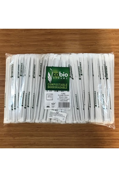 Ece Kağıt Sargılı Siyah Körüklü Pla Pipet 500 Adet Ece Kağıt Sargılı Siyah Körüklü Pla Pipet 500 Adet