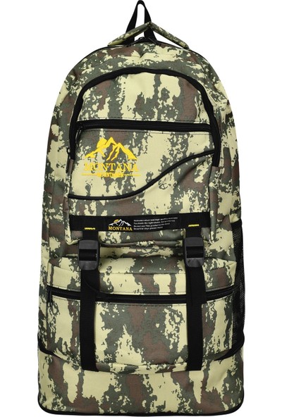 BVLX Körüklü Dağcı Sırt Çantası Kamufulaj