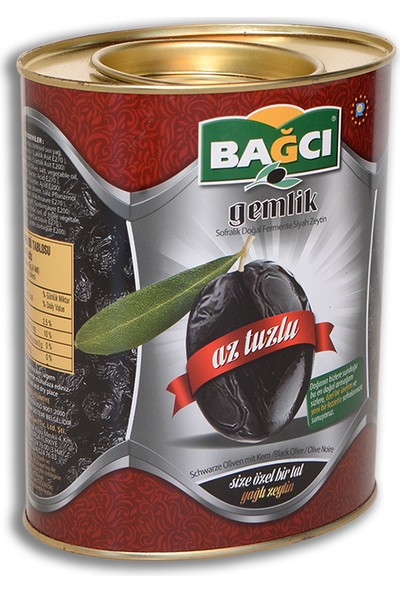 Bağcı Gemlik Siyah Zeytin Az Tuzlu 1 kg
