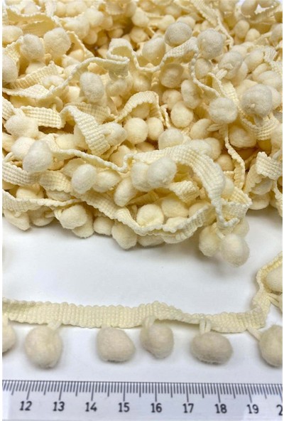 Hayalperest Boncuk Ponpon Şerit 1 mt