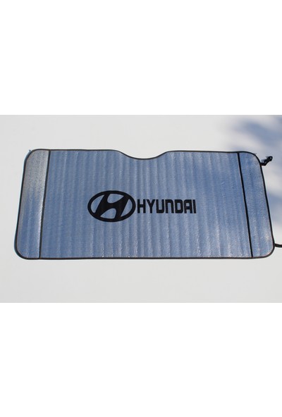 Hyundai Ön Cam Güneşliği 120*60 cm Parlak Güneşlik