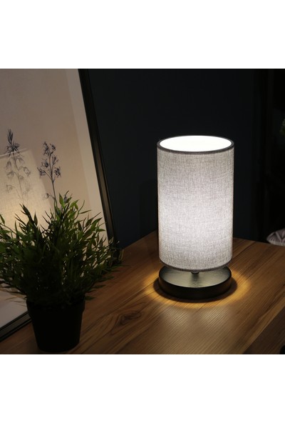 Homing Kumaş Başlıklı Modern Abajur