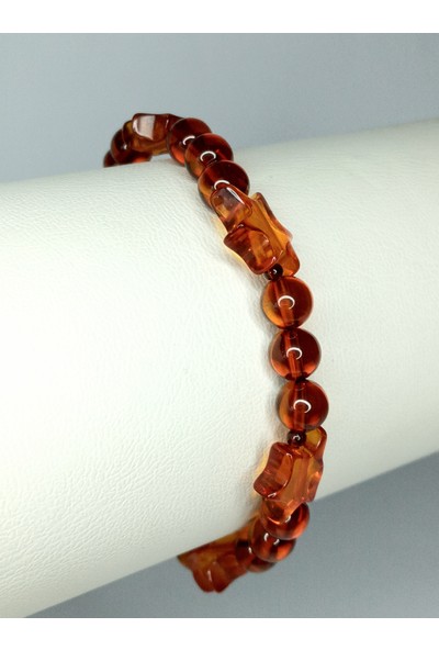 Amber By Mazukna Karamel Baltık Damla Kehribar Bileklik Amber By Mazukna Karamel Baltık Damla Kehribar Bileklik