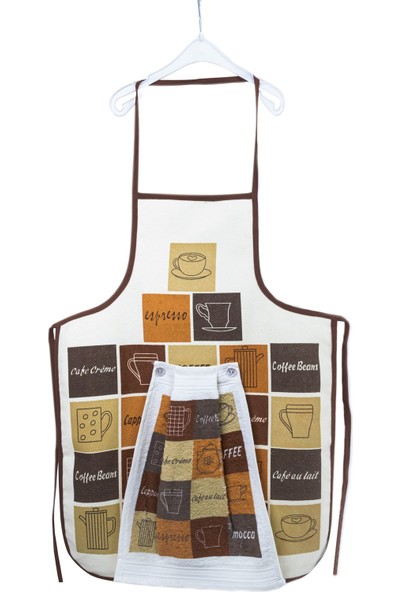 Ayipek Coffee Havlulu Mutfak Önlüğü 10076