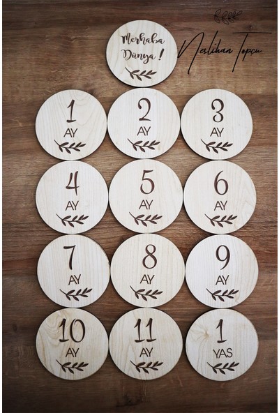 Nt Handmade Ahşap Anı Kartları -Türkçe Nt Handmade Ahşap Anı Kartları -Türkçe