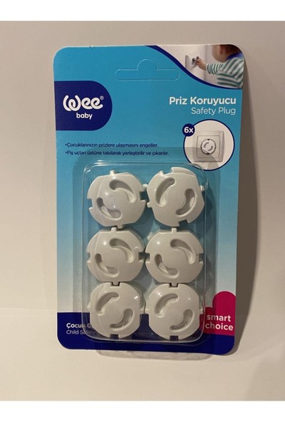 Wee Baby Priz Koruma Kapağı 6'lı