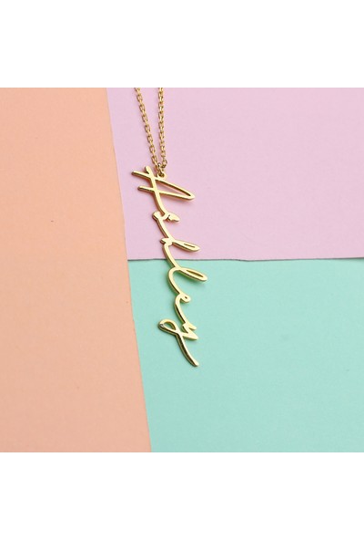 Glorria Kişiye Özel Isimli Gümüş Kolye