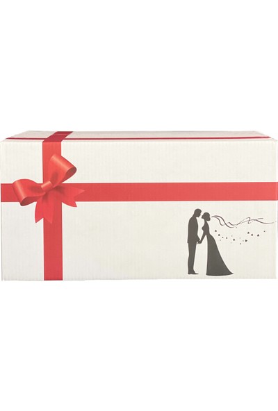 Prigo Kurdele Detaylı 40x60x30 cm Karton Çeyiz Kutusu (10'lu) Prigo Kurdele Detaylı 40x60x30 cm Karton Çeyiz Kutusu (10'lu)