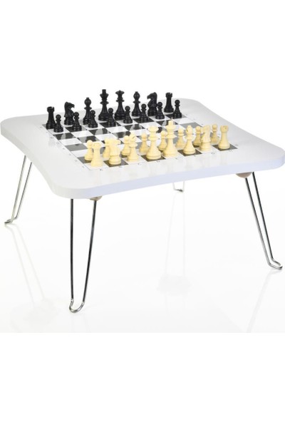 Prado Katlanır Satranç Oyun Sehpası - Satranç Takımı