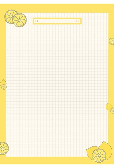 Aegmemopad A5 Limonlu Memopad