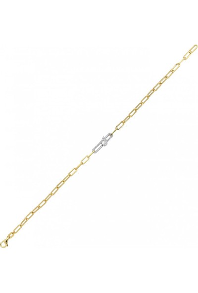 Koçak 0.20 Karat Baget Taşlı Pırlanta Bileklik