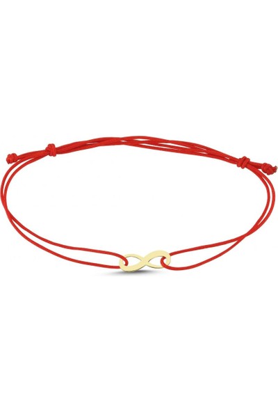 Koçak 14 Ayar Sonsuzluk Figürlü Ipli Altın Bileklik Koçak 14 Ayar Sonsuzluk Figürlü Ipli Altın Bileklik