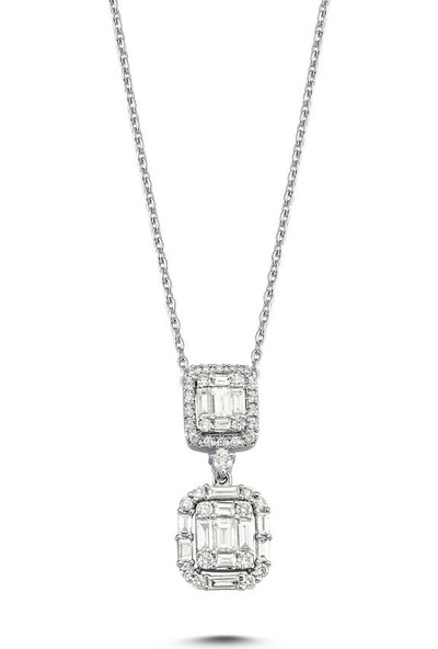 Koçak 0.36 Karat Pırlanta Baget Kolye Koçak 0.36 Karat Pırlanta Baget Kolye