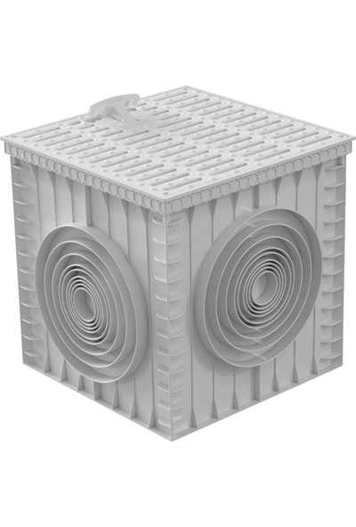Luxwares 40X40 Izgara Kapaklı Plastik Rögar (Menhol) Kutusu Luxwares 40X40 Izgara Kapaklı Plastik Rögar (Menhol) Kutusu