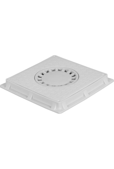 Luxwares 30X30 Süzgeçli Plastik Rögar Menhol Kapak ve Çerçeve Luxwares 30X30 Süzgeçli Plastik Rögar Menhol Kapak ve Çerçeve