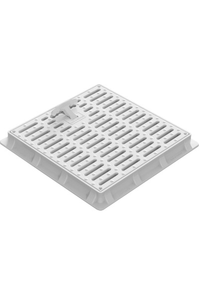 Luxwares 40X40 Izgaralı Plastik Rögar Menhol Kapak ve Çerçeve Luxwares 40X40 Izgaralı Plastik Rögar Menhol Kapak ve Çerçeve
